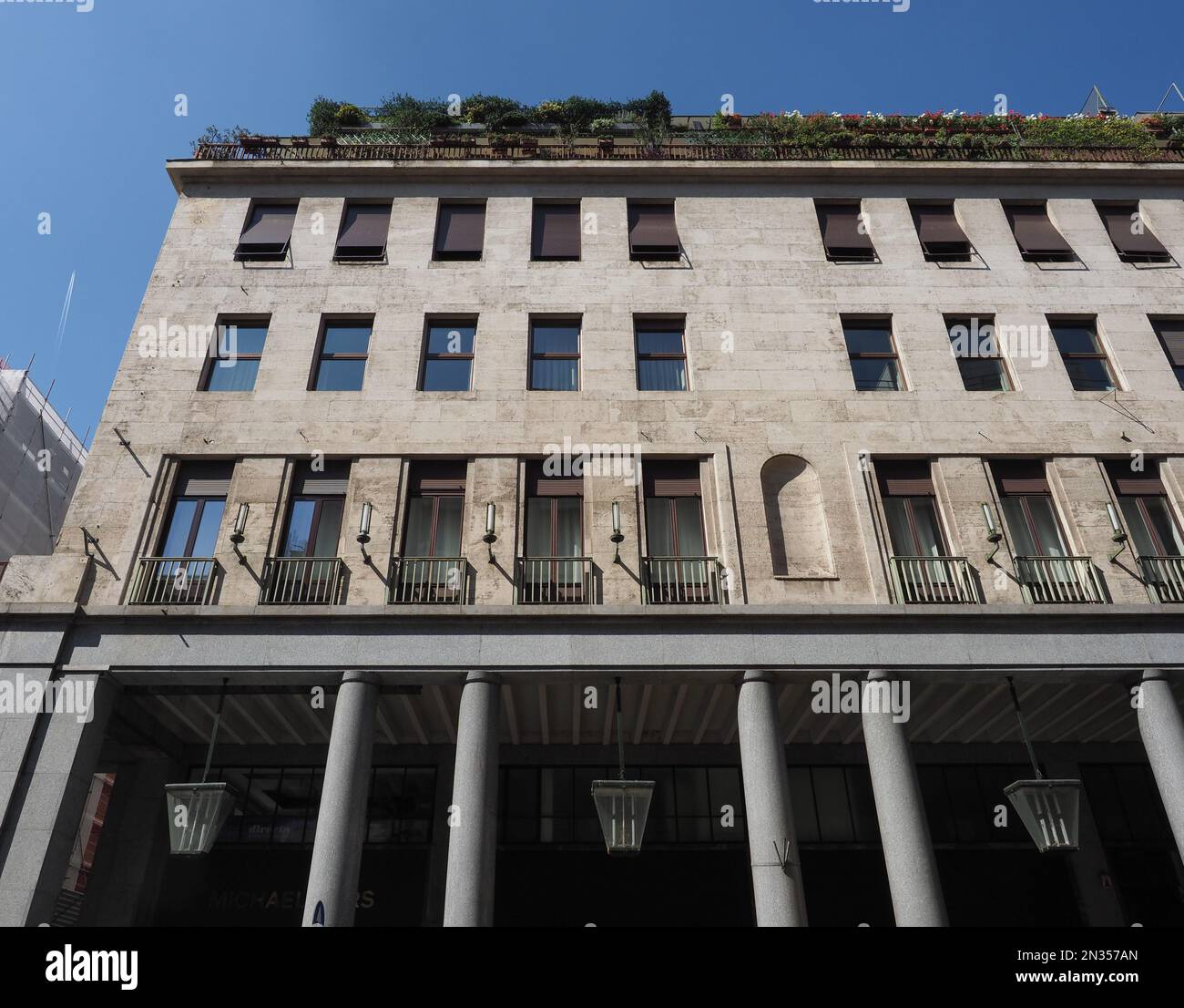 TURIN, ITALY - CIRCA SEPTEMBER 2022: Via Roma designed by architect ...