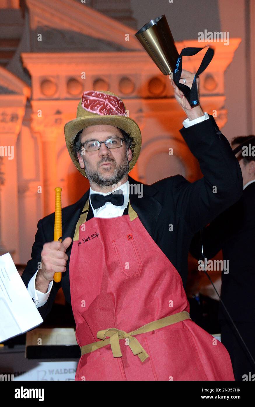 Matt Selman celebrates at Beefsteak 4 at Vibiana on Saturday, January ...
