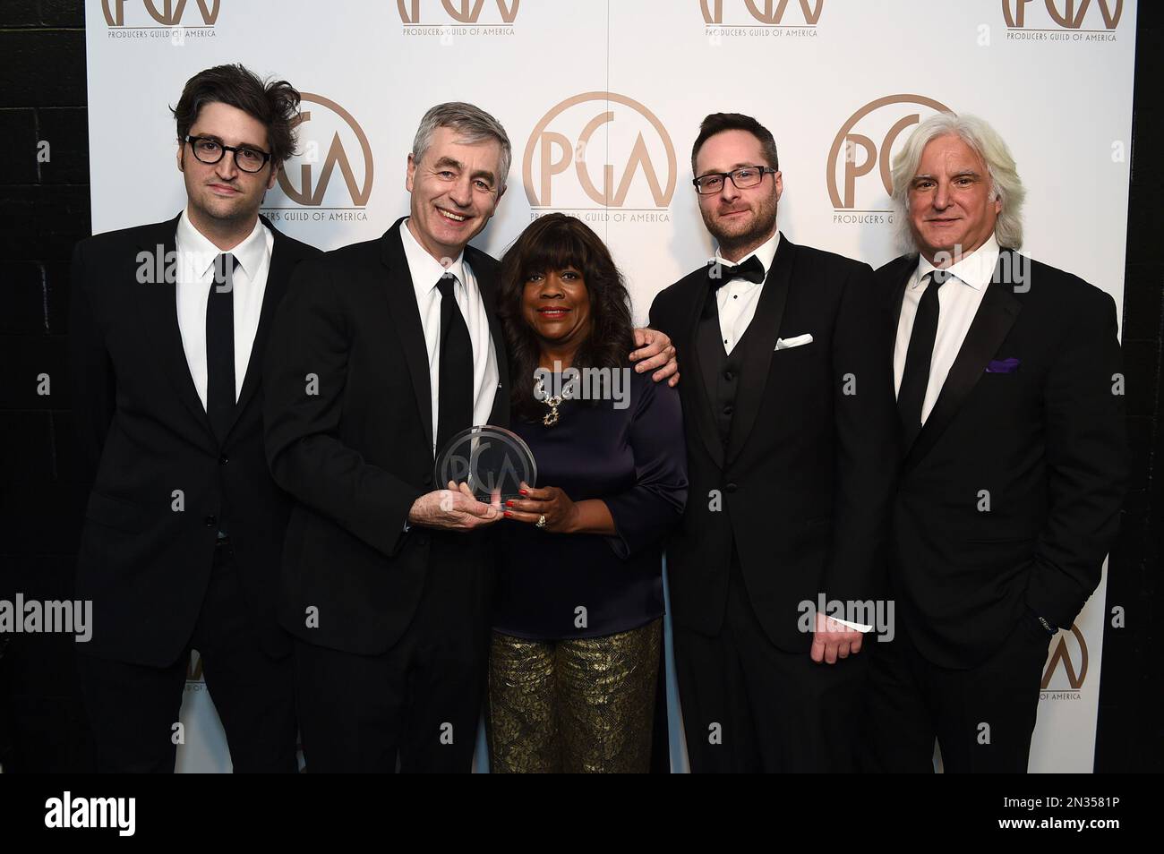 EXCLUSIVE -Garrett Basch, from left, Steve James, Chaz Ebert, Zak Piper ...