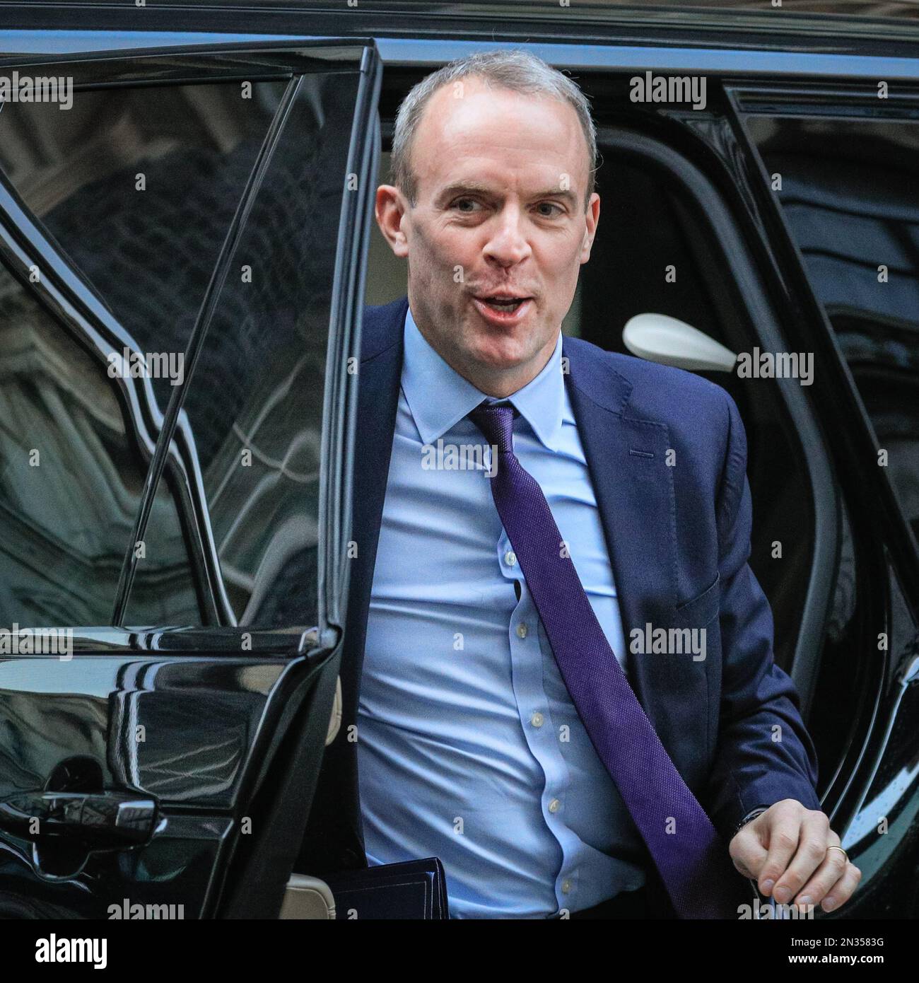 London, UK. 07th Feb, 2023. Dominic Raab MP, Deputy Prime Minister ...