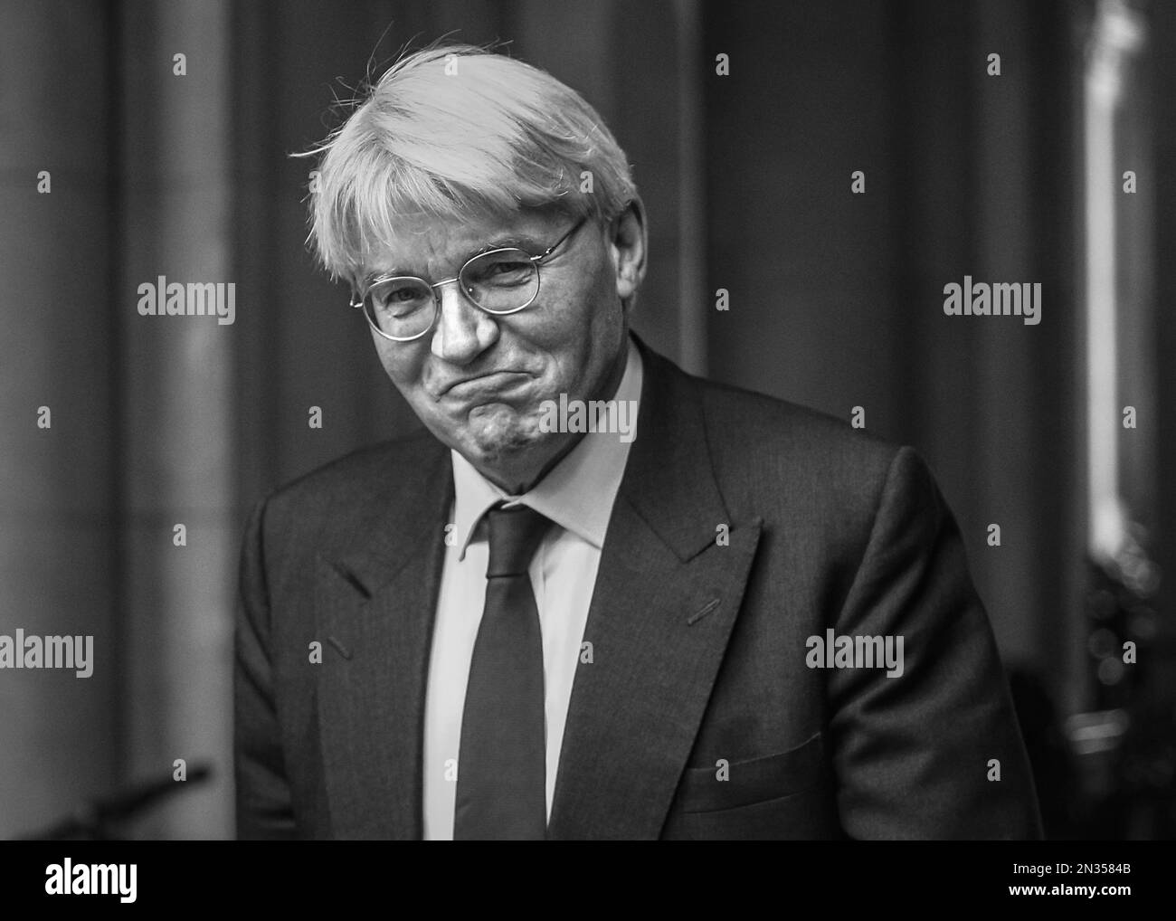 Conservative mp andrew mitchell Black and White Stock Photos & Images ...