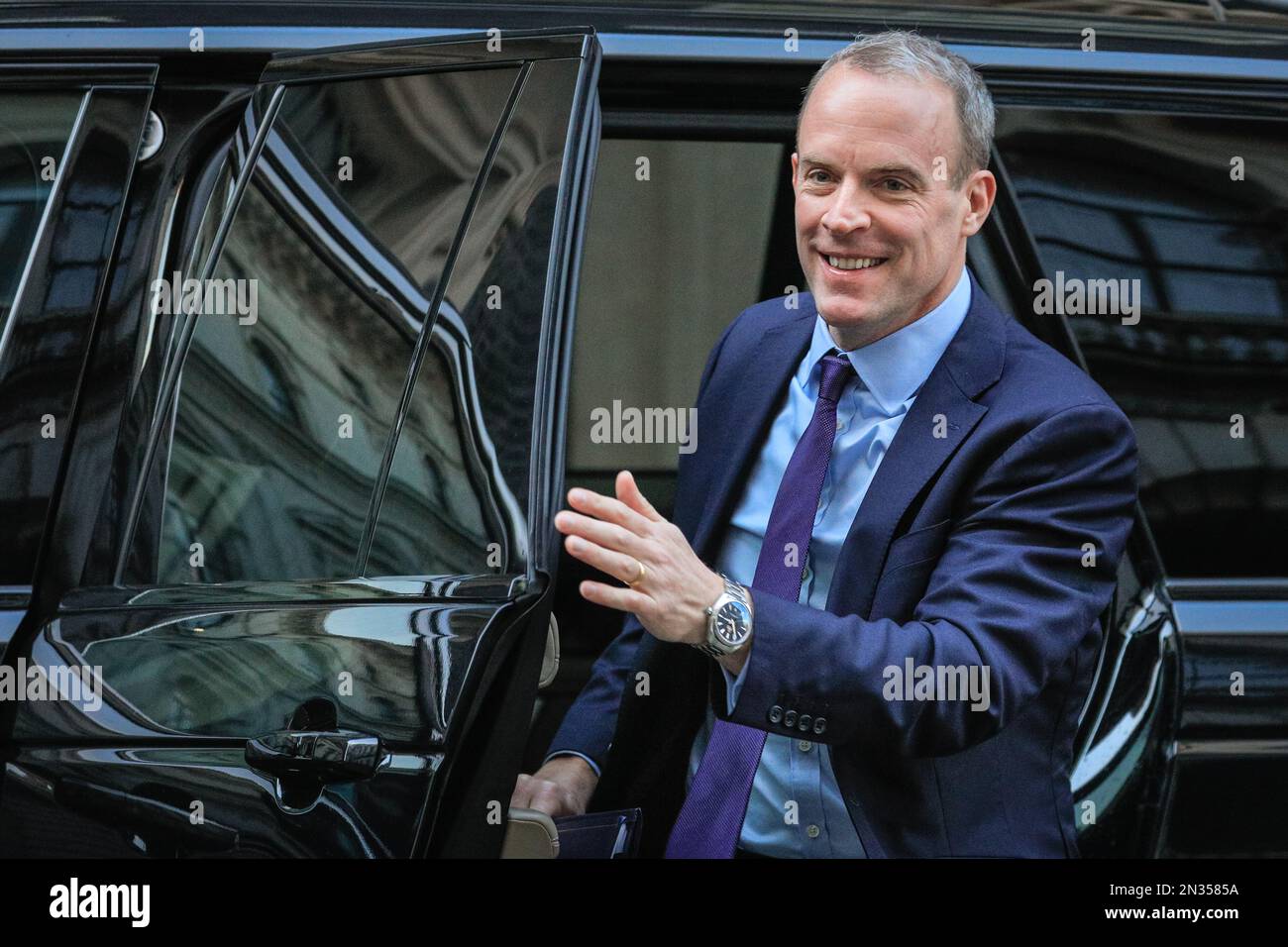 London, UK. 07th Feb, 2023. Dominic Raab MP, Deputy Prime Minister ...
