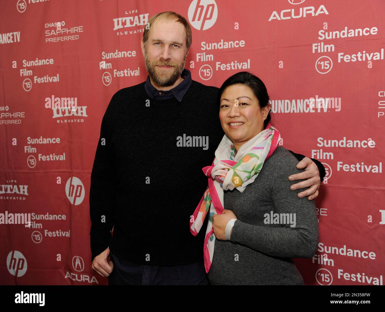 Craig Zobel, director of "Z for Zacharia," poses with producer Sophia ...