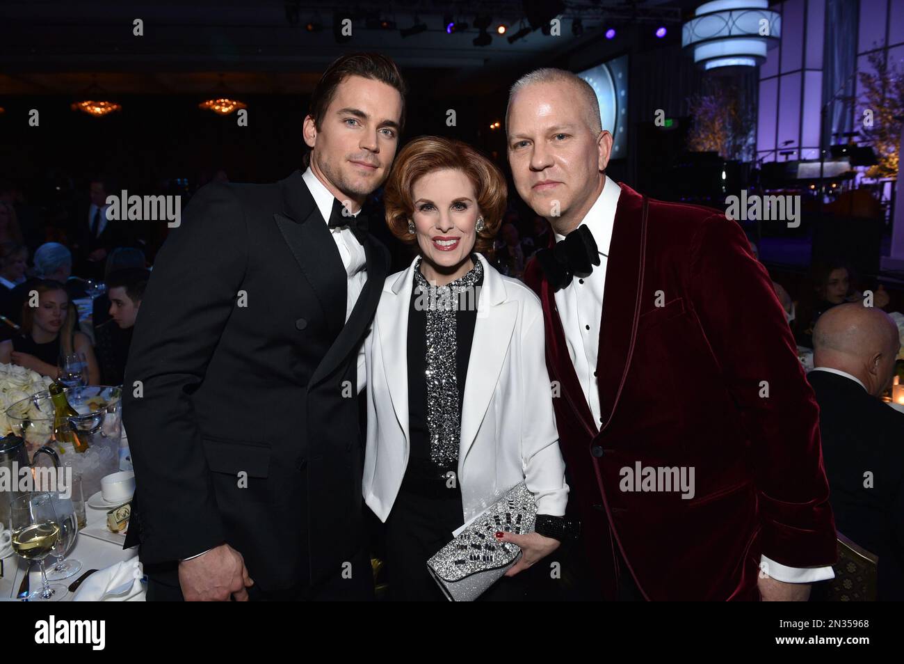 EXCLUSIVE - Matt Bomer, and from left, Kat Kramer and Ryan Murphy attend the 26th Annual ...