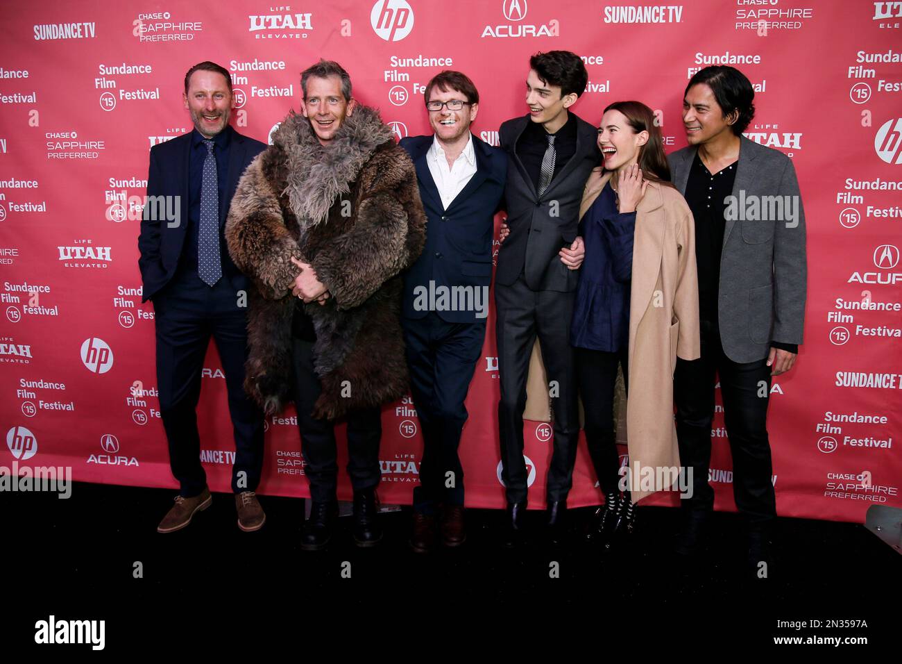 From left to right, producer Iain Canning, actor Ben Mendelsohn, writer ...