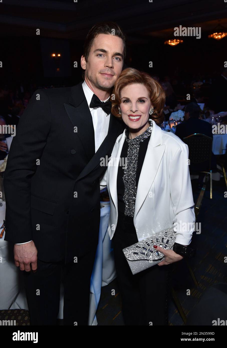EXCLUSIVE - Matt Bomer, left, and Kat Kramer attend the 26th Annual Producers Guild Awards at ...
