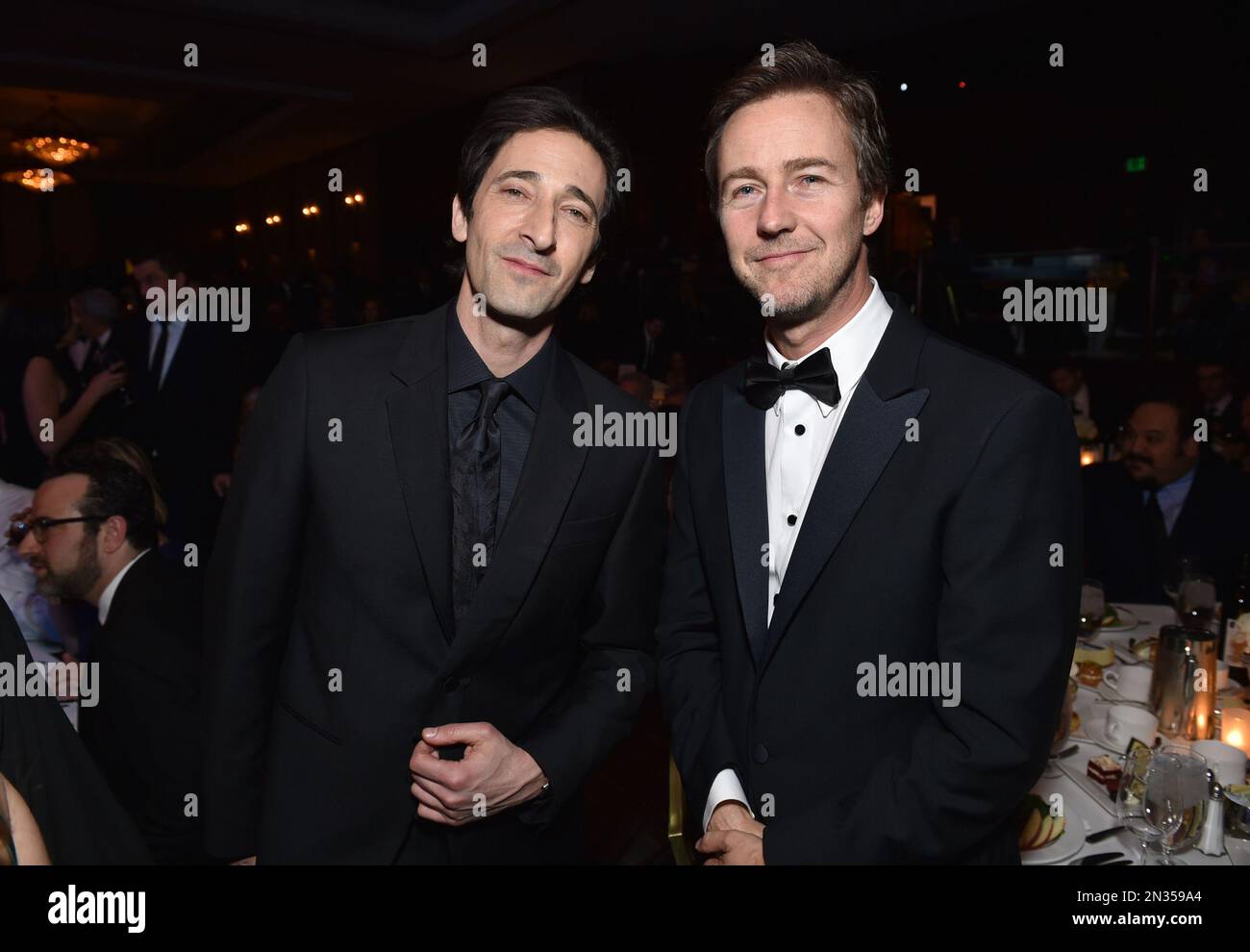EXCLUSIVE - Adrien Brody and Edward Norton attend the 26th Annual ...
