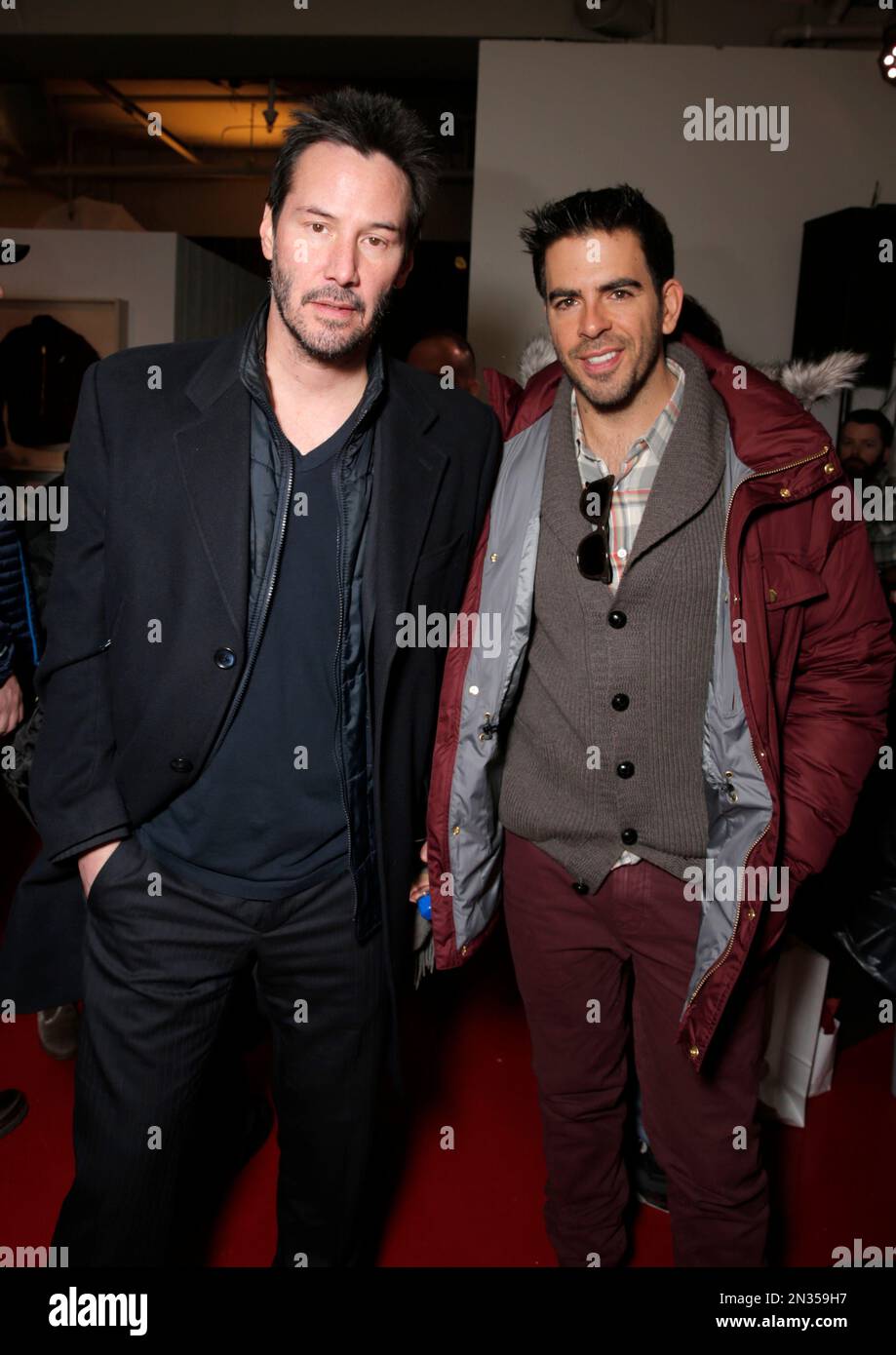 IMAGE DISTRIBUTED FOR EDDIE BAUER - Keanu Reeves, left, and Eli Roth ...