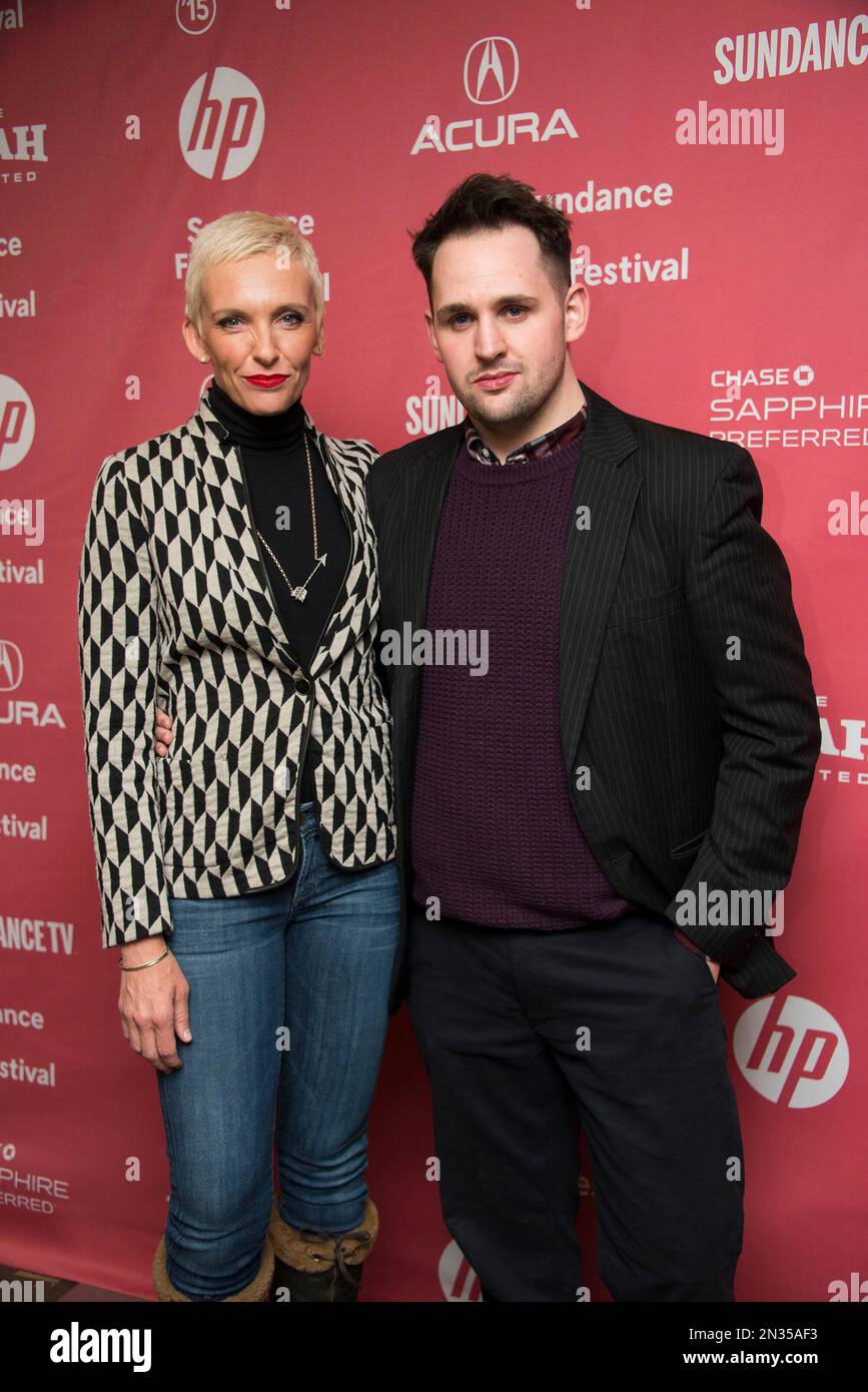 Actress Toni Collette and director Gerard Barrett attend the premiere ...