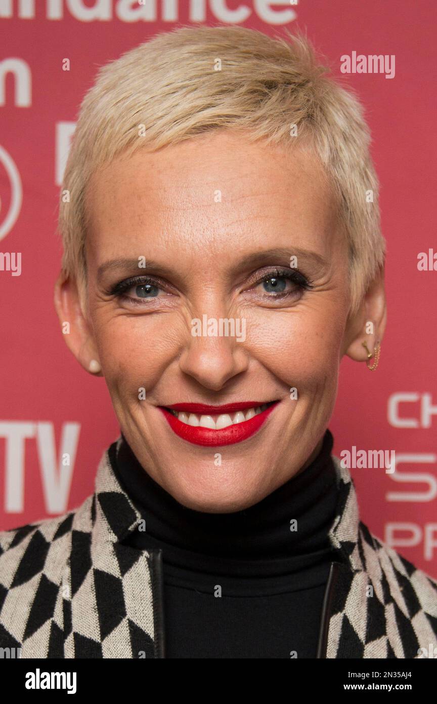 Actress Toni Collette attends the premiere of "Glassland" during the ...