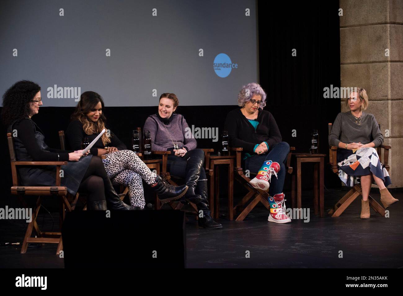 Emily Nussbaum, Mindy Kaling, Lena Dunham, Jenji Kohan, and Kristen ...