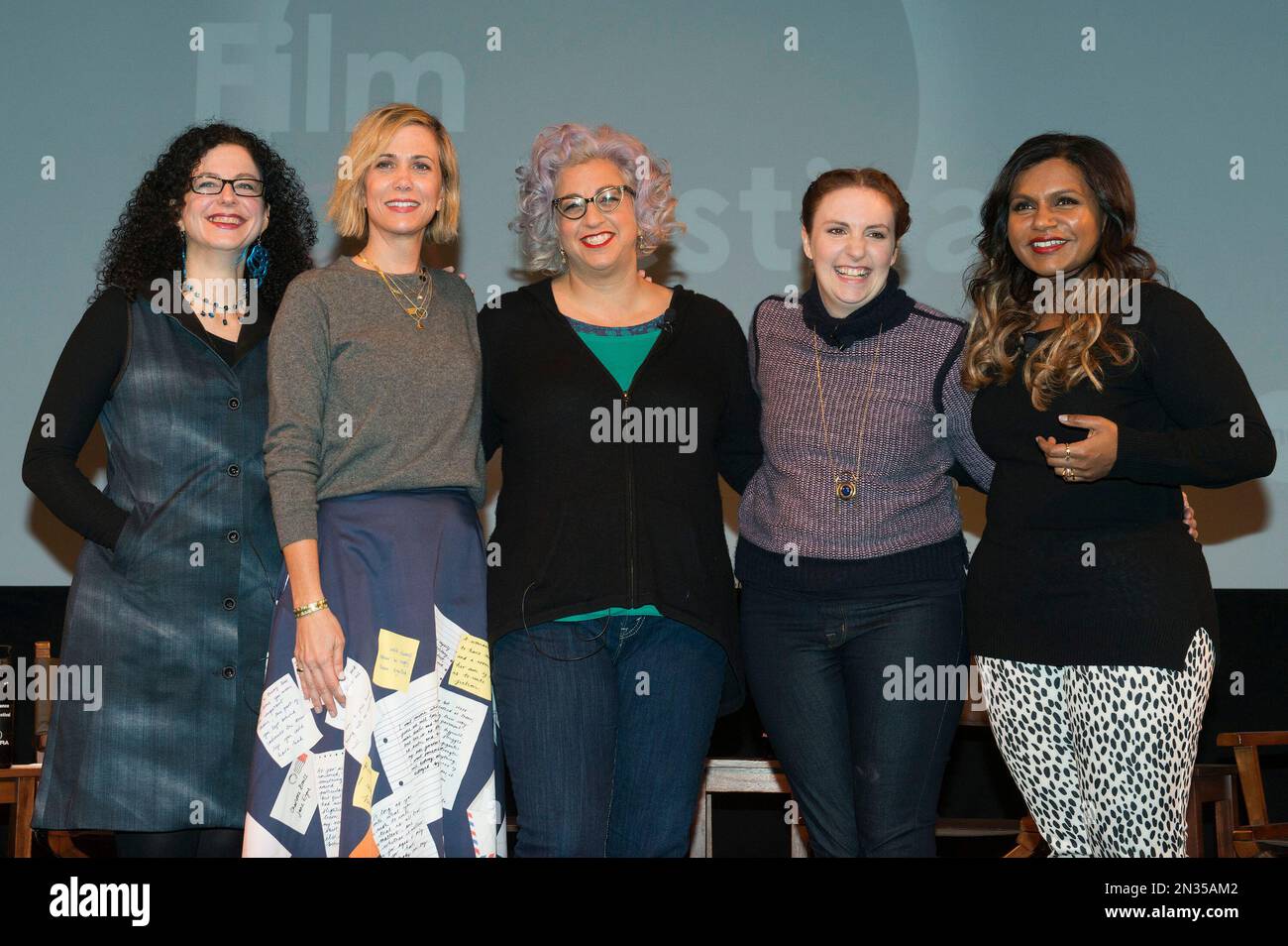 Emily Nussbaum, Kristen Wiig, Jenji Kohan, Lena Dunham and Mindy Kaling ...