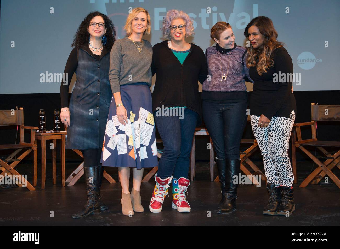 Emily Nussbaum, Kristen Wiig, Jenji Kohan, Lena Dunham and Mindy Kaling ...