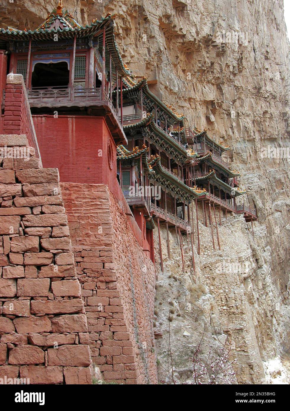 The Hanging Temple, also Hanging Monastery or Xuankong Temple is a ...