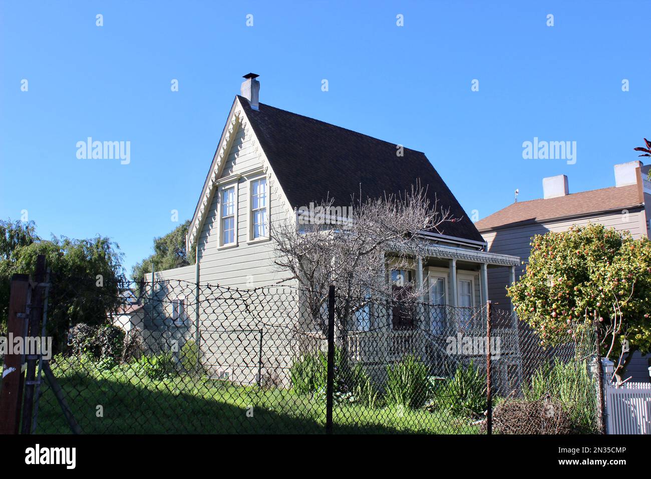 Hittel House, Gothic Revival house, Bayview, San Francisco, California ...