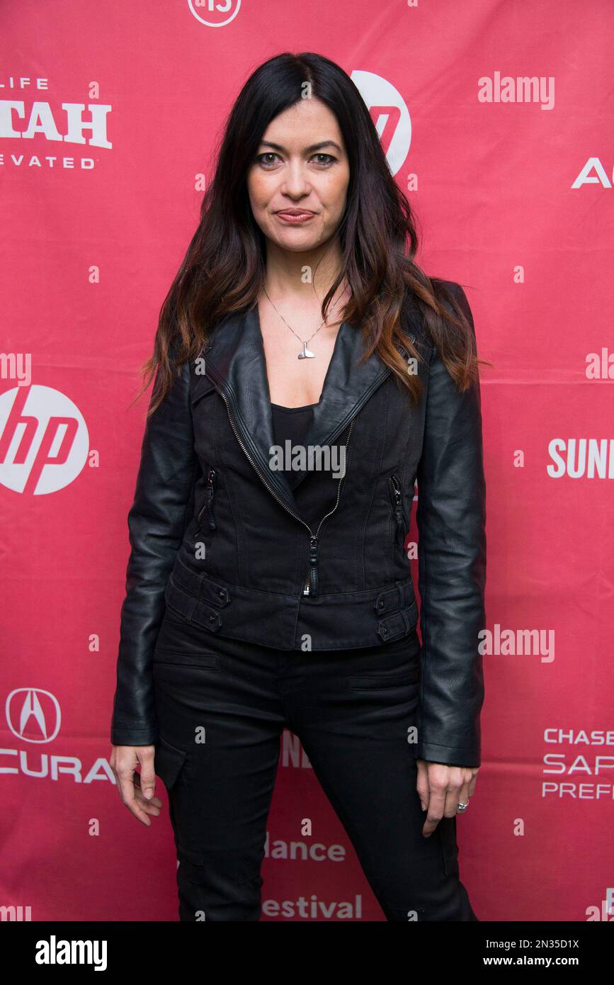 Race car driver Leilani Munter attends the premiere of "Racing ...