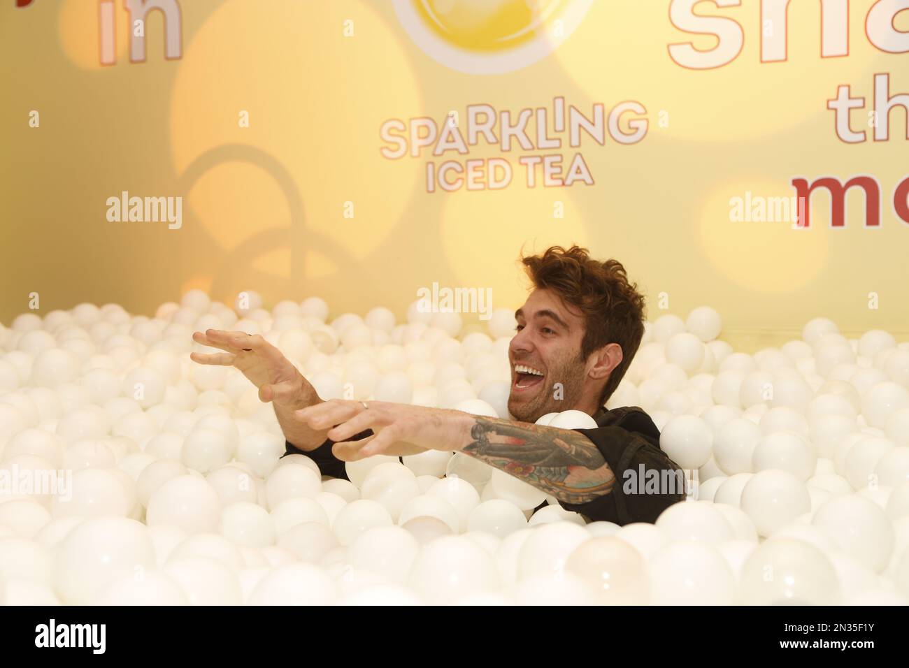 IMAGE DISTRIBUTED FOR LIPTON - Zac Barnett, lead singer for American ...