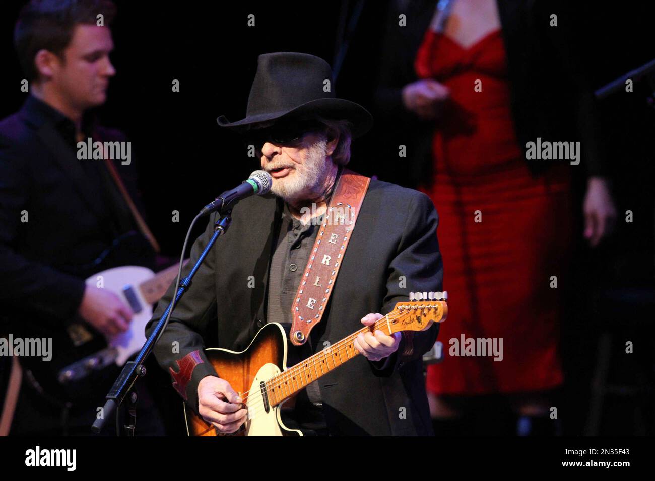 Merle Haggard performs at the Atlanta Symphony Hall on Friday, Jan. 23 ...