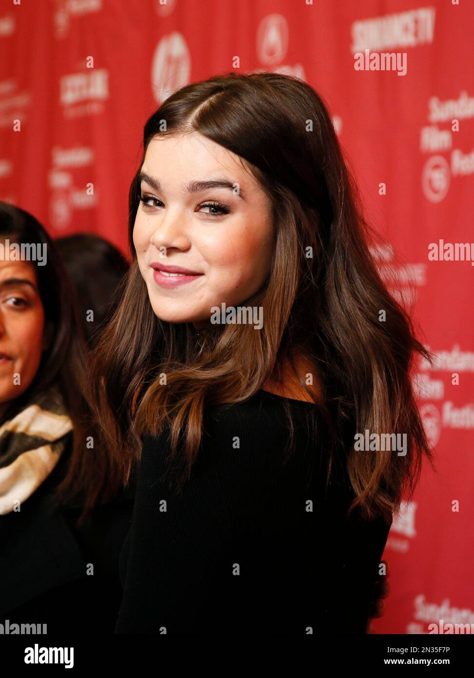 Actress Hailee Steinfeld poses at the premiere of "Ten Thousand Saints ...