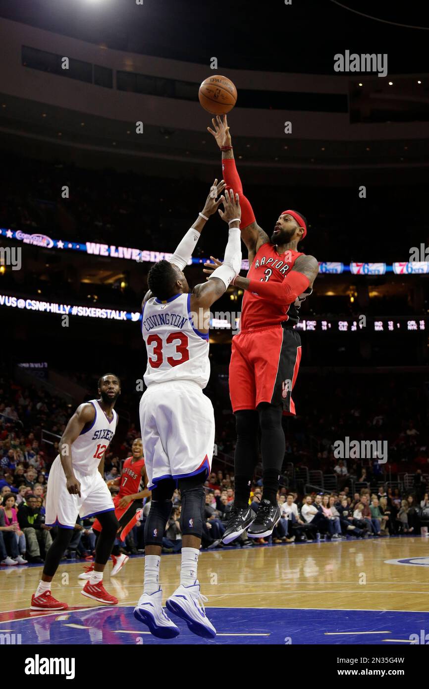 Toronto Raptors' James Johnson in action during an NBA basketball game ...