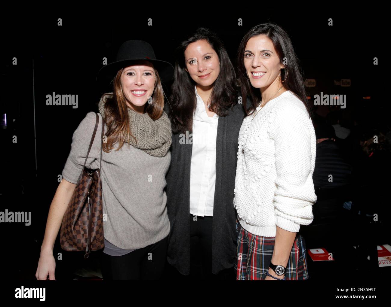 Polly Hobson, from left, Michelle Savage, and Jessica Igoe are seen at ...