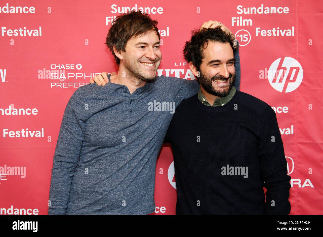 Executive producer Mark Duplass, left, and his brother Jay Duplass ...