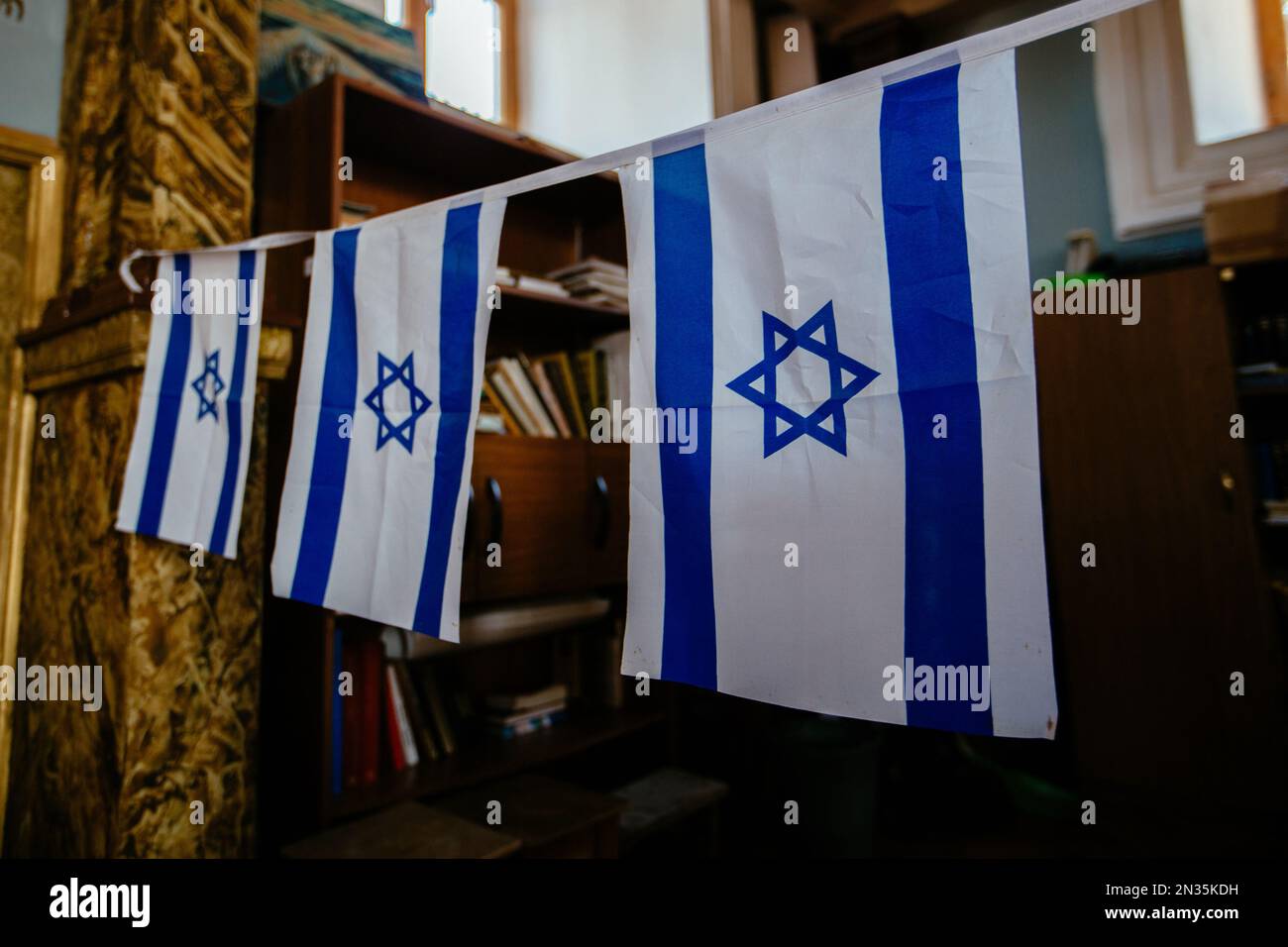 Flag jewish hi-res stock photography and images - Alamy