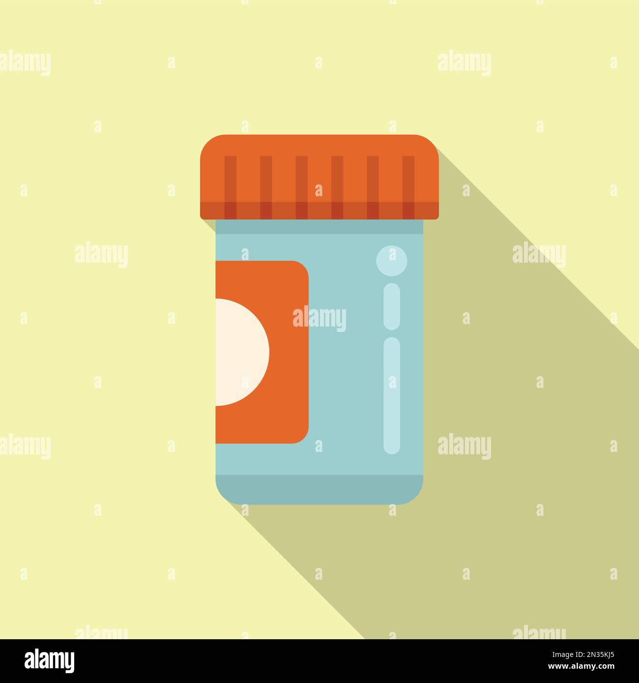 Pill bottle icon flat vector. Disease drug. Resistand virus Stock ...