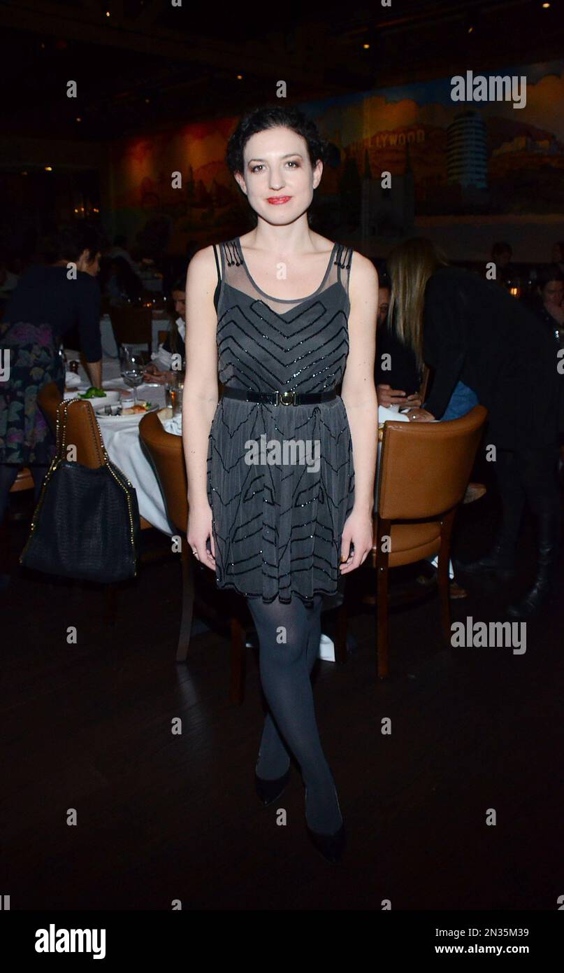 Kate Barker-Froyland poses at private LA dinner for "Song One ...