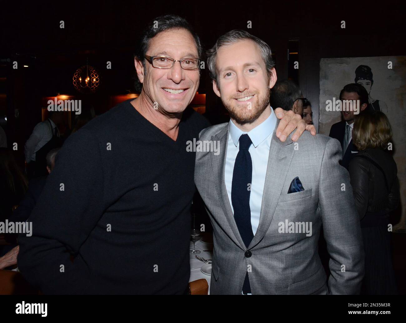 Michael Altman and Adam Shulman pose at private LA dinner for "Song One ...