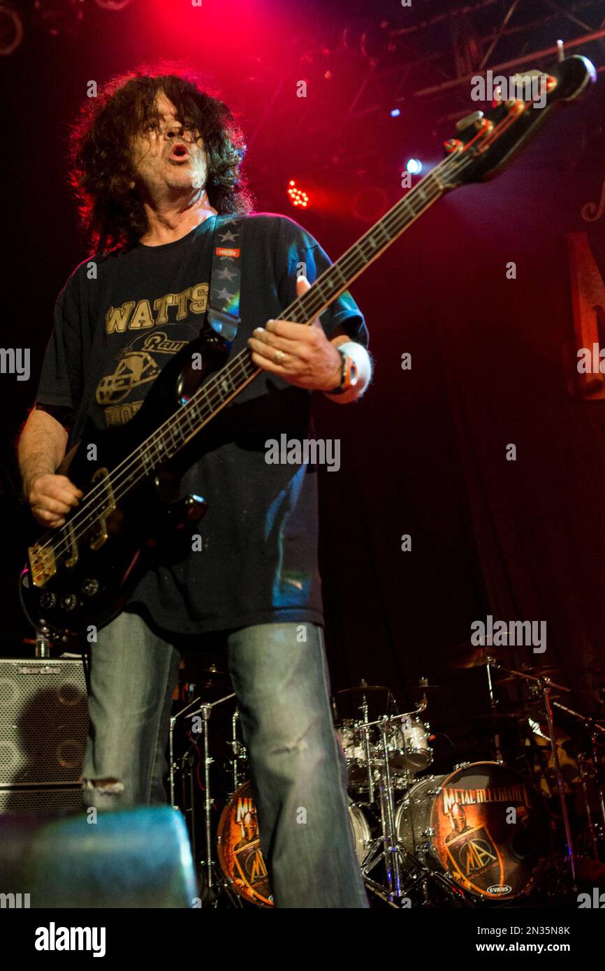 Jimmy Bain, of Dio, performs on stage during the Metal Allegiance ...