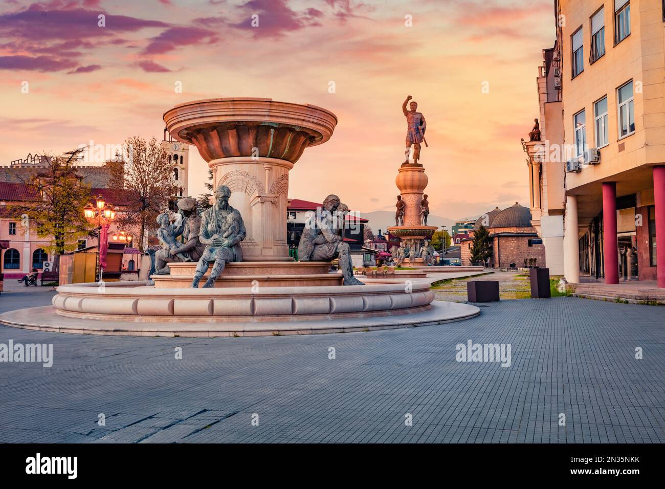 Сharm of the ancient cities of Europe. Wonderful cityscape of capital ...