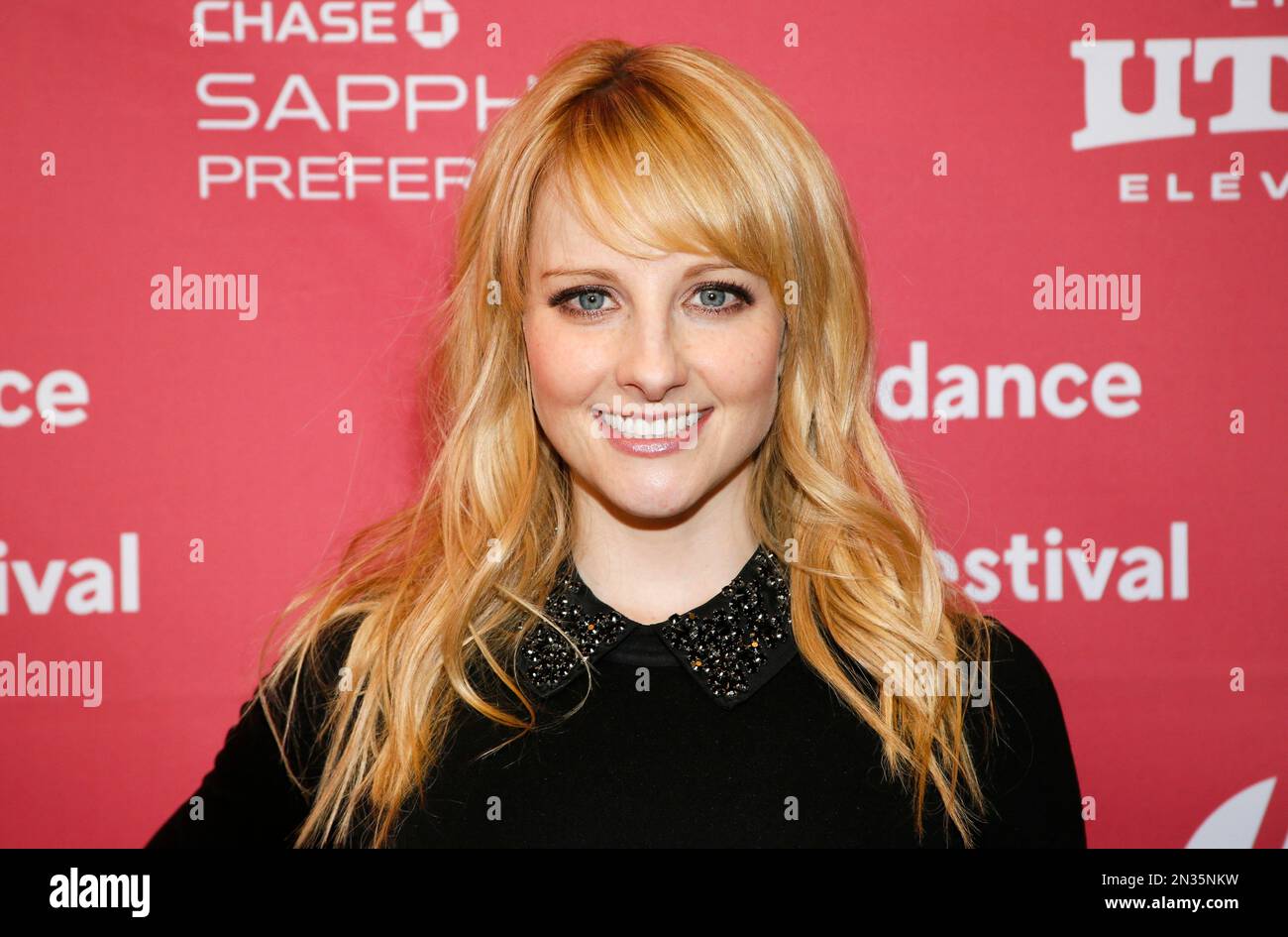 Writer and actress Melissa Rauch poses at the premiere of "The Bronze ...