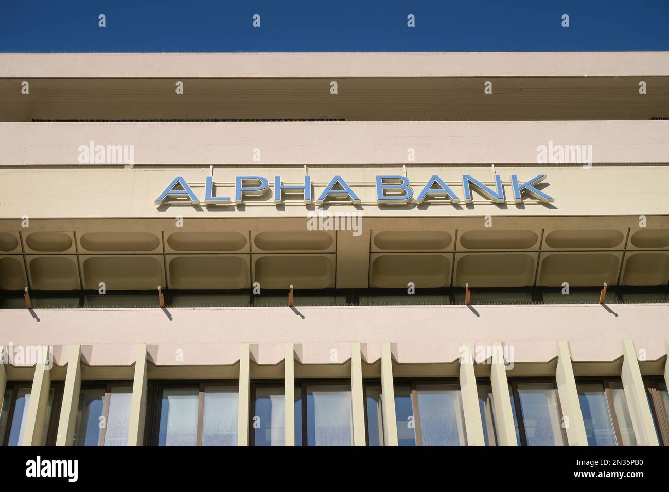 Alpha Bank, Stadiou, Athen, Griechenland Stock Photo - Alamy