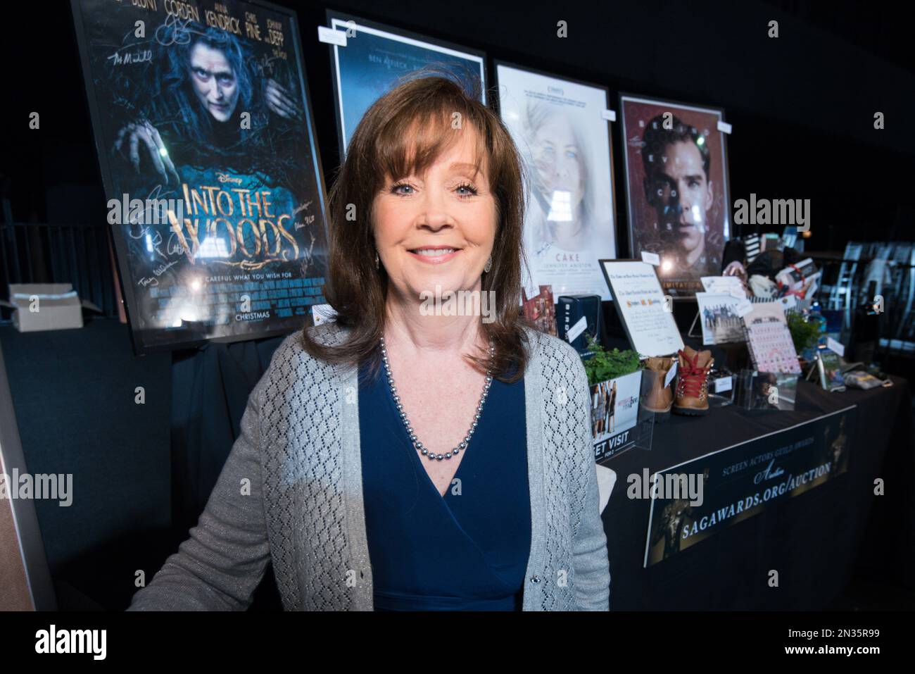 Cyd Wilson working at the SAG Awards "behind the scenes day" held at ...