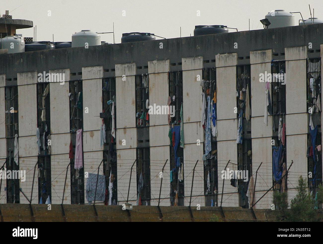 FILE - In this April 24, 2008, file photo, laundry of prisoners is seen ...