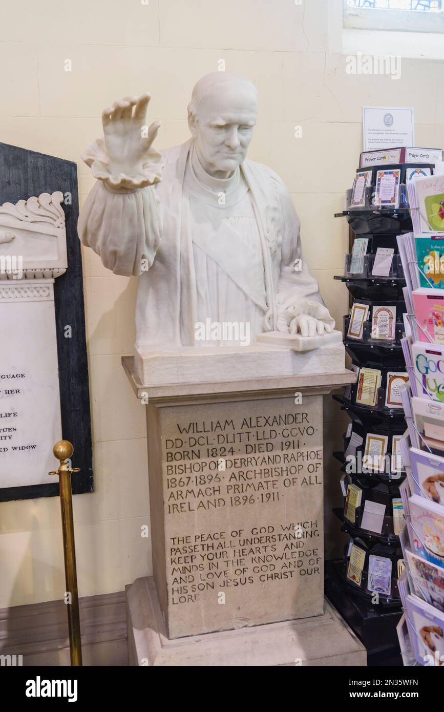 Marble statue of William Alexander DD, DCL, DLITT, LLD, GCVO, born 1824 ...