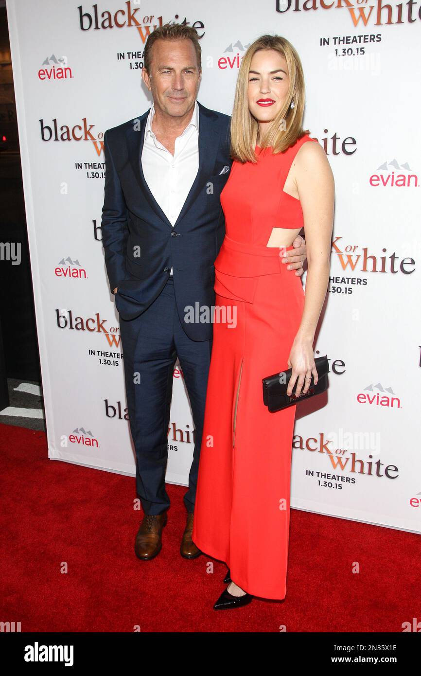 Kevin Costner and Lily Costner attend the Los Angeles Premiere of ...