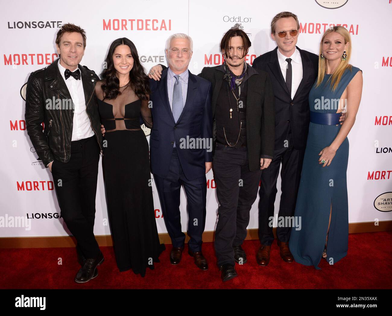 From left to right, actor Ewan McGregor, actress Olivia Munn, Lionsgate ...