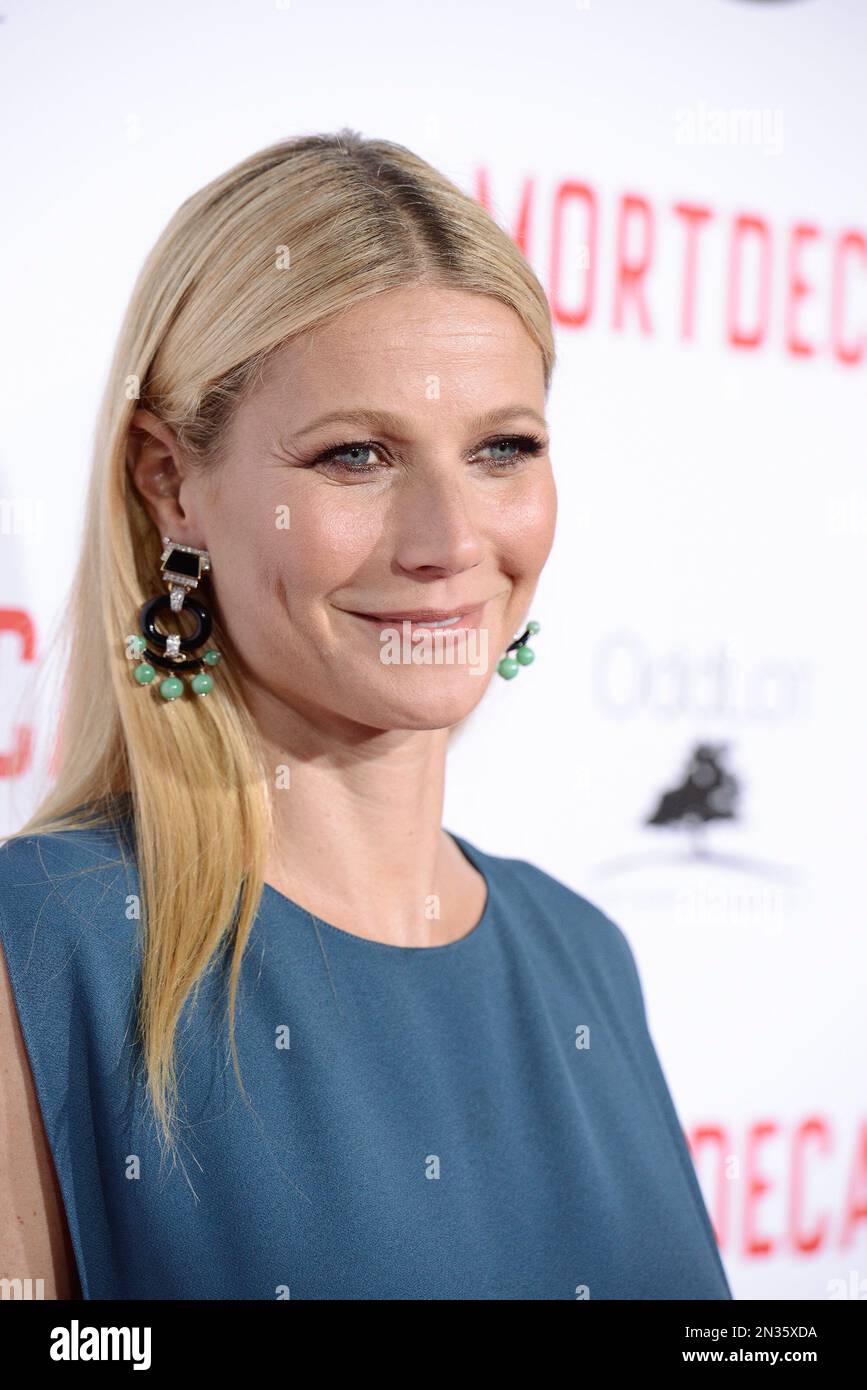 Actress Gwyneth Paltrow attends the premiere of the feature film ...