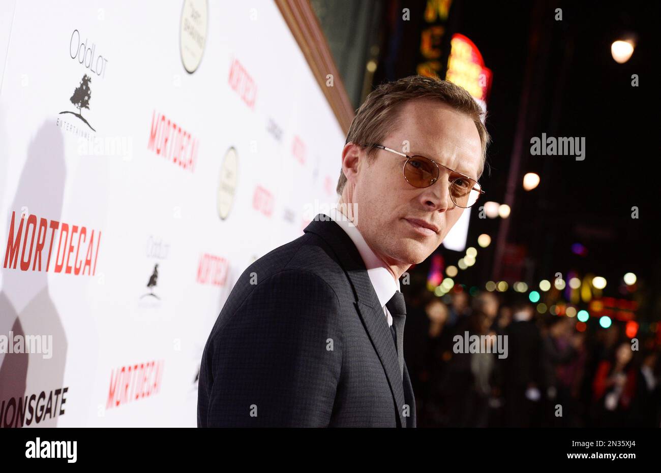 Actor Paul Bethany attends the premiere of the feature film "Mortdecai ...