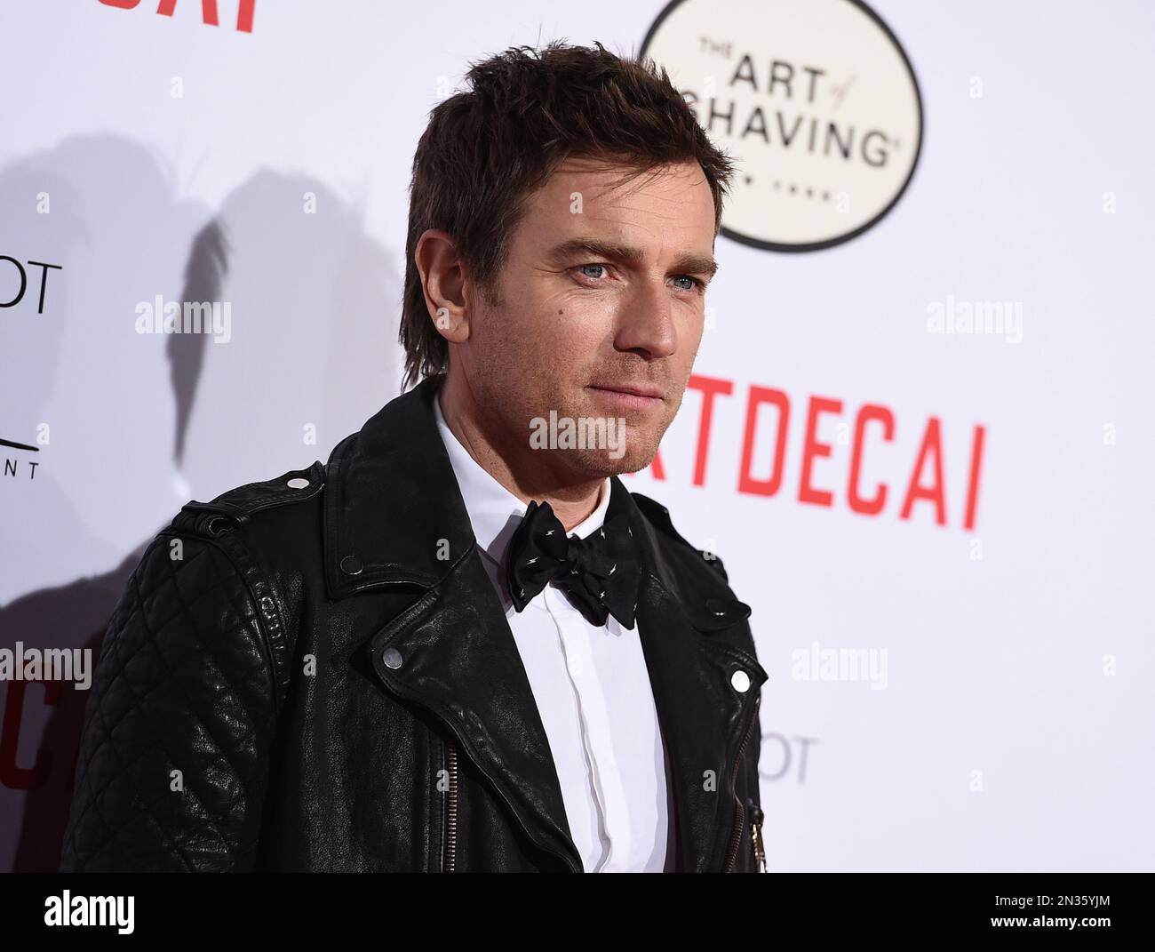 Ewan McGregor arrives at the Los Angeles premiere of "Mortdecai" at the ...