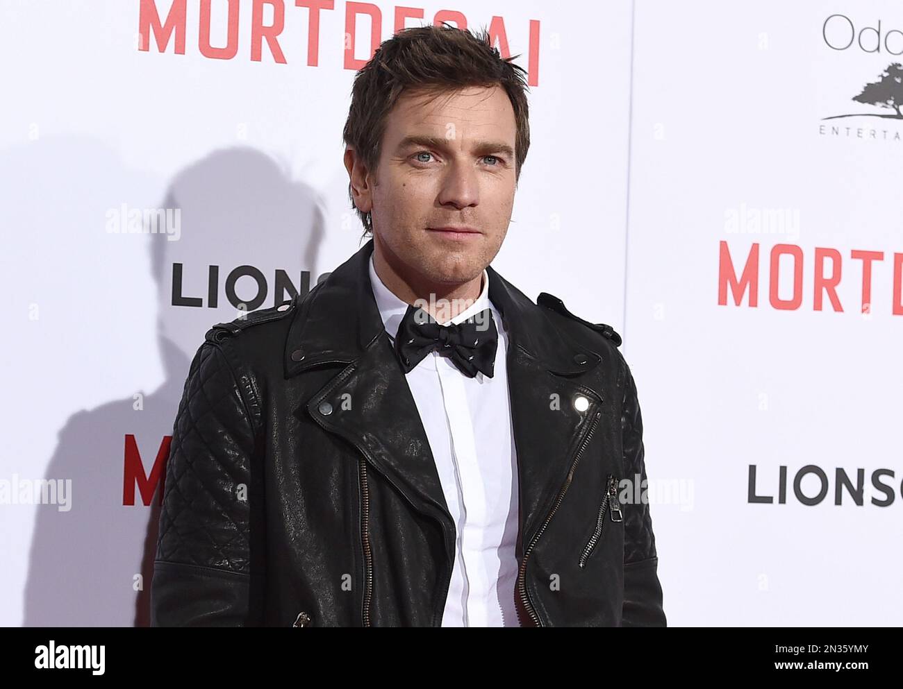 Ewan McGregor arrives at the Los Angeles premiere of "Mortdecai" at the ...