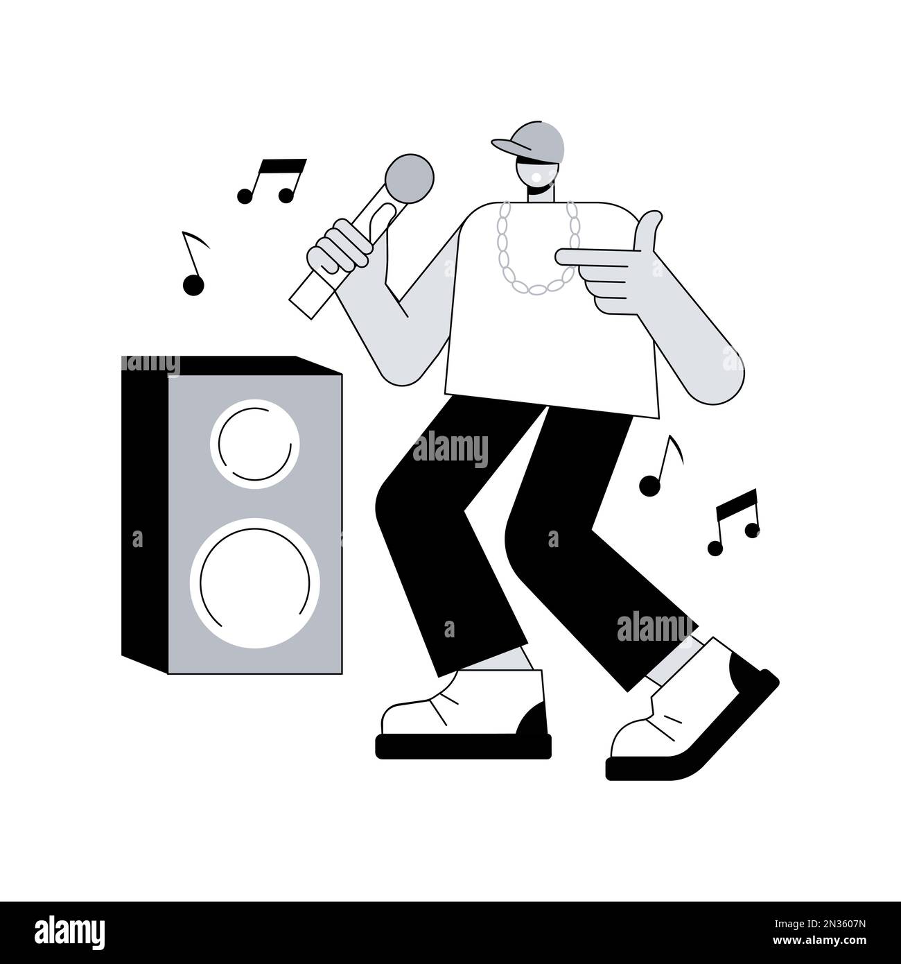 Hip Hop Microphone Art