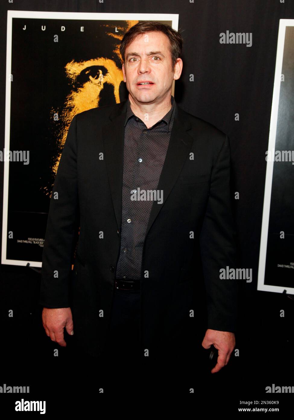 Charles Steel attends the premiere of "Black Sea" at the Landmark ...