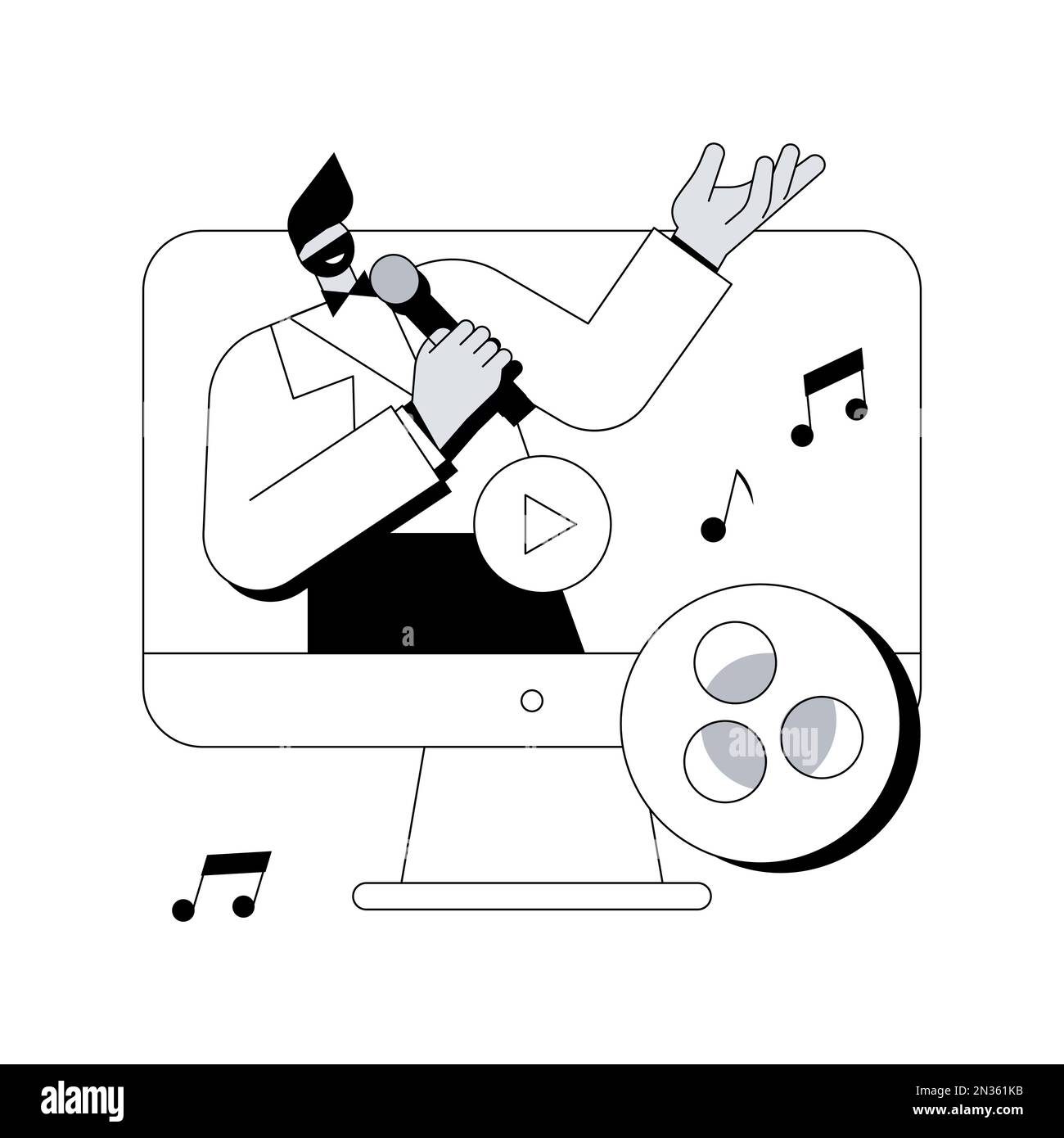 Band director Stock Vector Images - Alamy