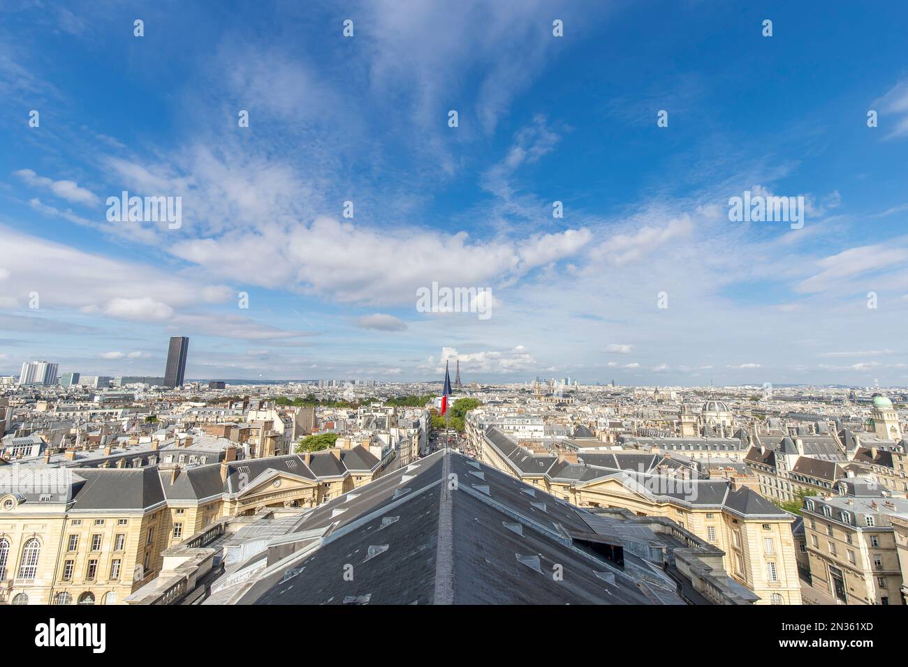 Paris, France - September 3, 2022: architectural detail of the Pantheon ...