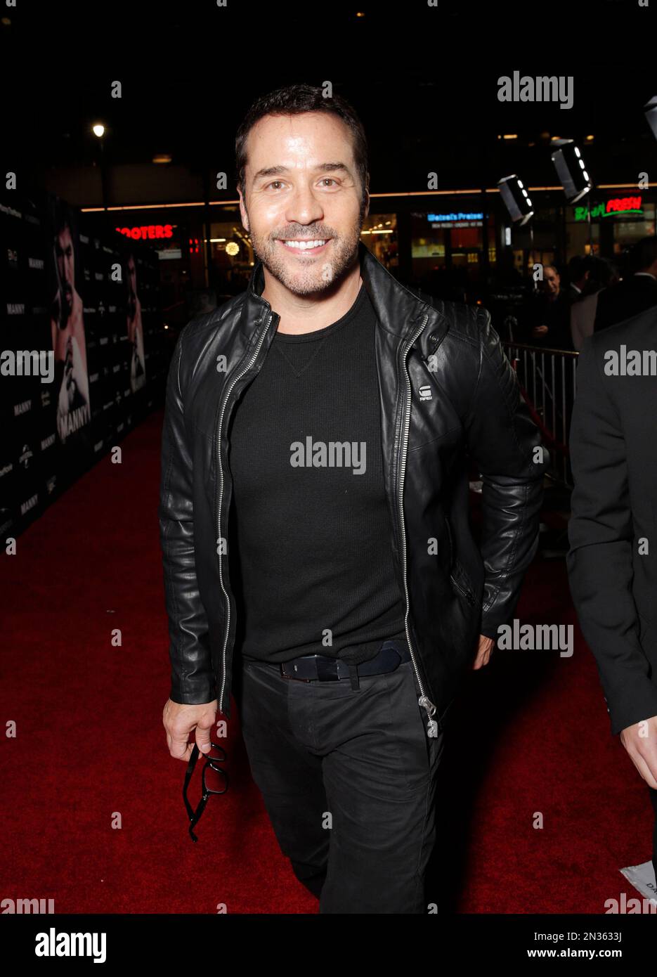 Jeremy Piven attends the premiere of 'Manny' at TCL Chinese Theatre on ...