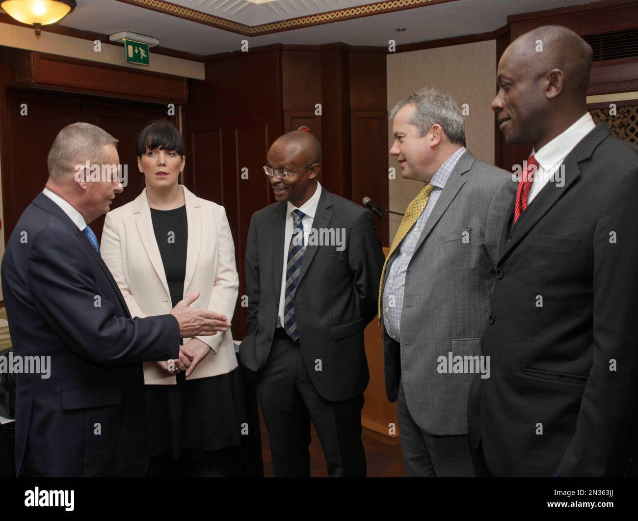 Lawyers from left to right Freddie Cosgrove Gibson, Tracey Greatorex ...