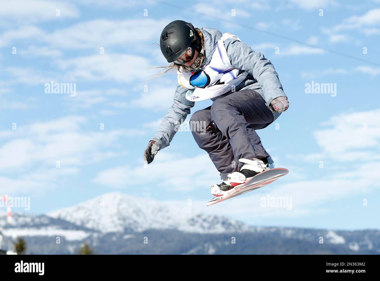 Slovakia's Klaudia Medlova competes to place third at the women's ...